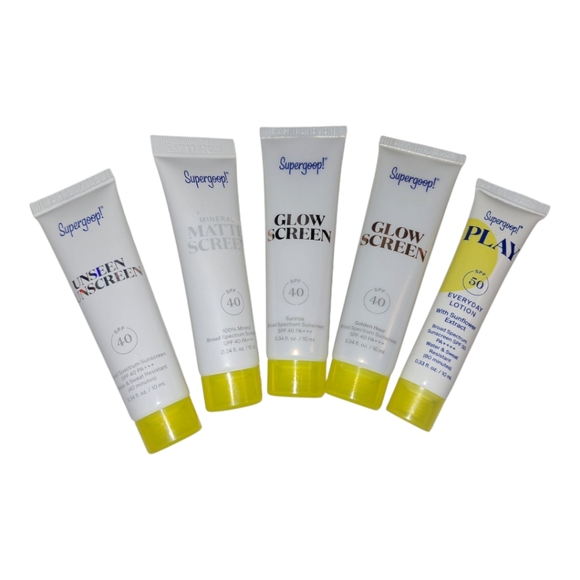 Supergoop! | Skincare | Supergoop 5 Piece Travel Sample Set Assorted ...